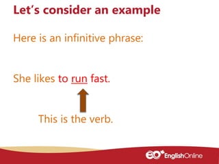 Infinitive phrases 2 | PPTX