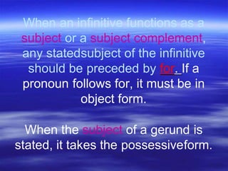 infinitive verbs PowerPoint presentation | PPT