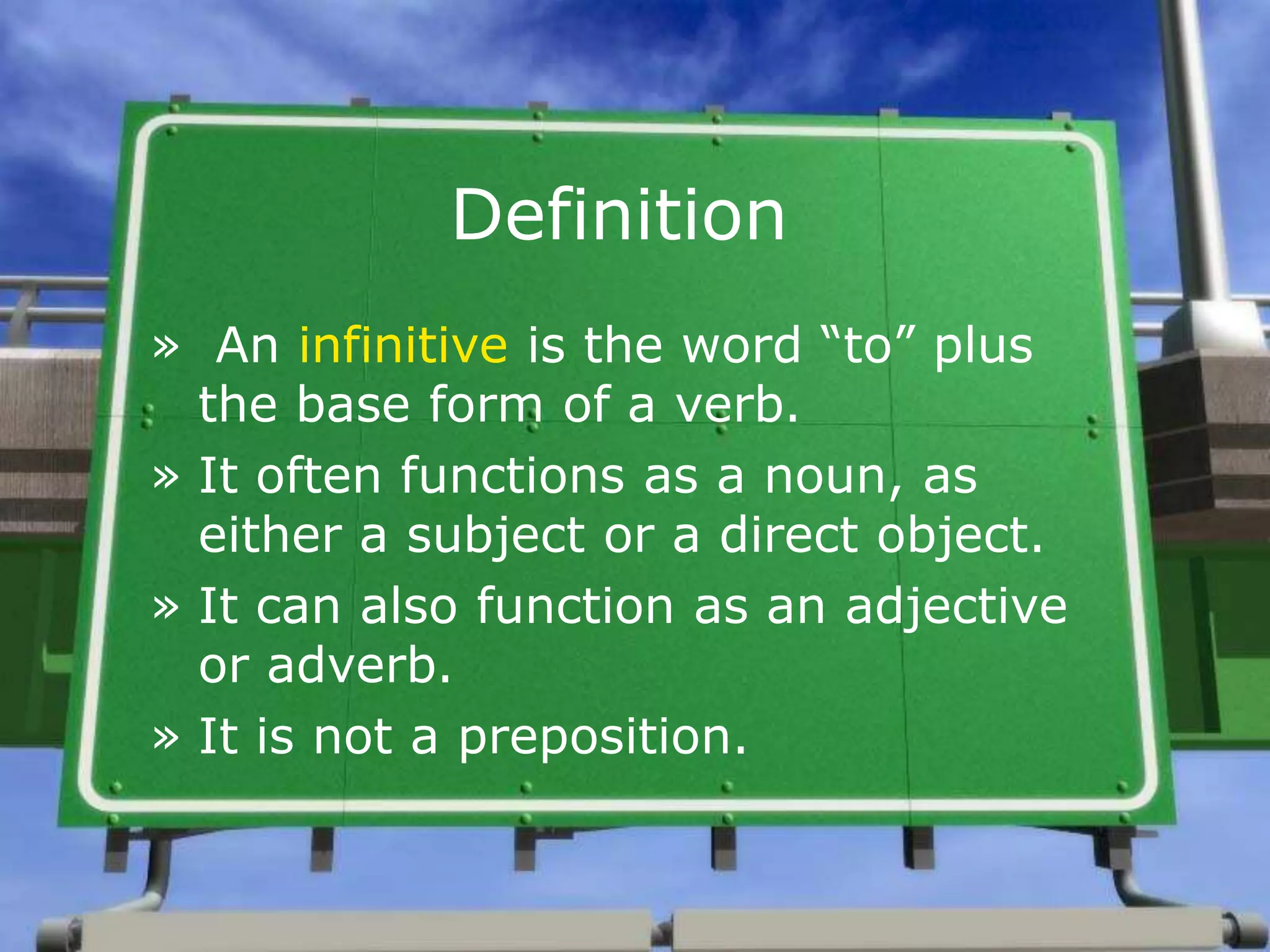 infinitives-1 [Autosaved].ppt