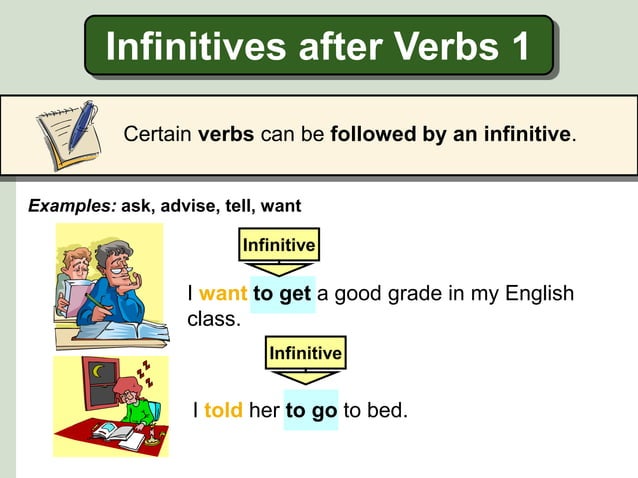 Infinitives after-certain-verbs | PPT