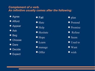 Infinitives and gerunds | PPT