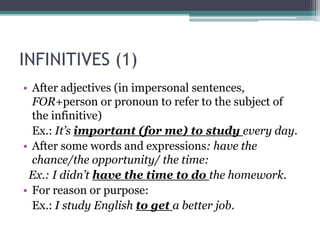 Infinitives and gerunds upper-intermediate | PPT