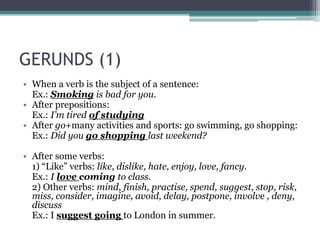Infinitives and gerunds upper-intermediate | PPT