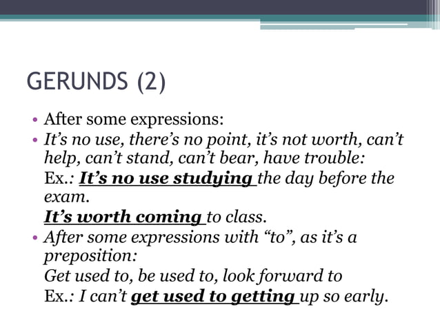 Infinitives and gerunds upper-intermediate | PPT