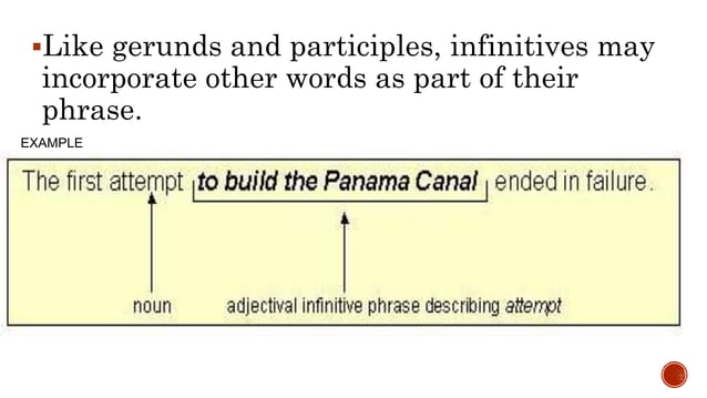 Infinitives as adjectives and adverbs | PPTX