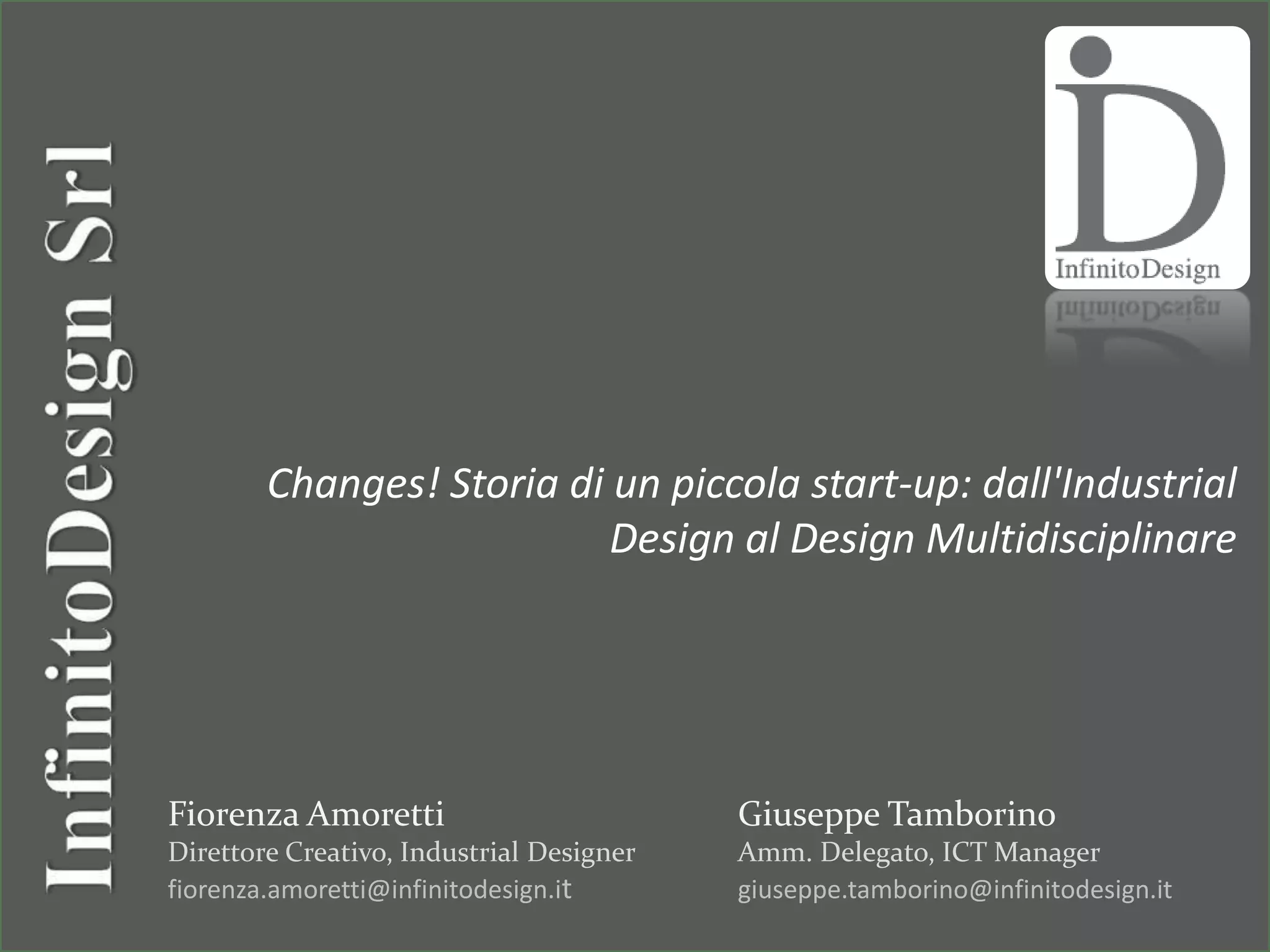 Giuseppe Tamborino - Infinito Design | PPTX