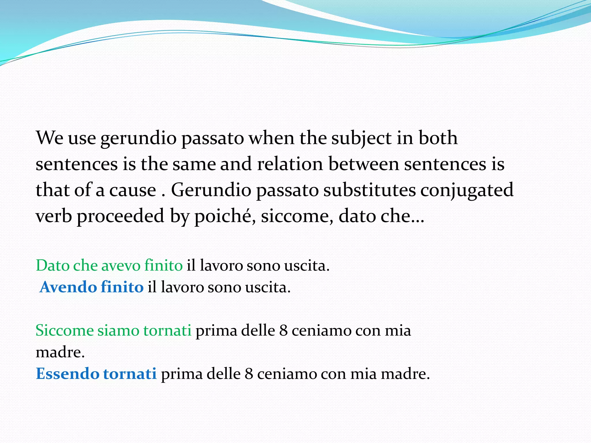 Infinito e gerundio-1 | PPT