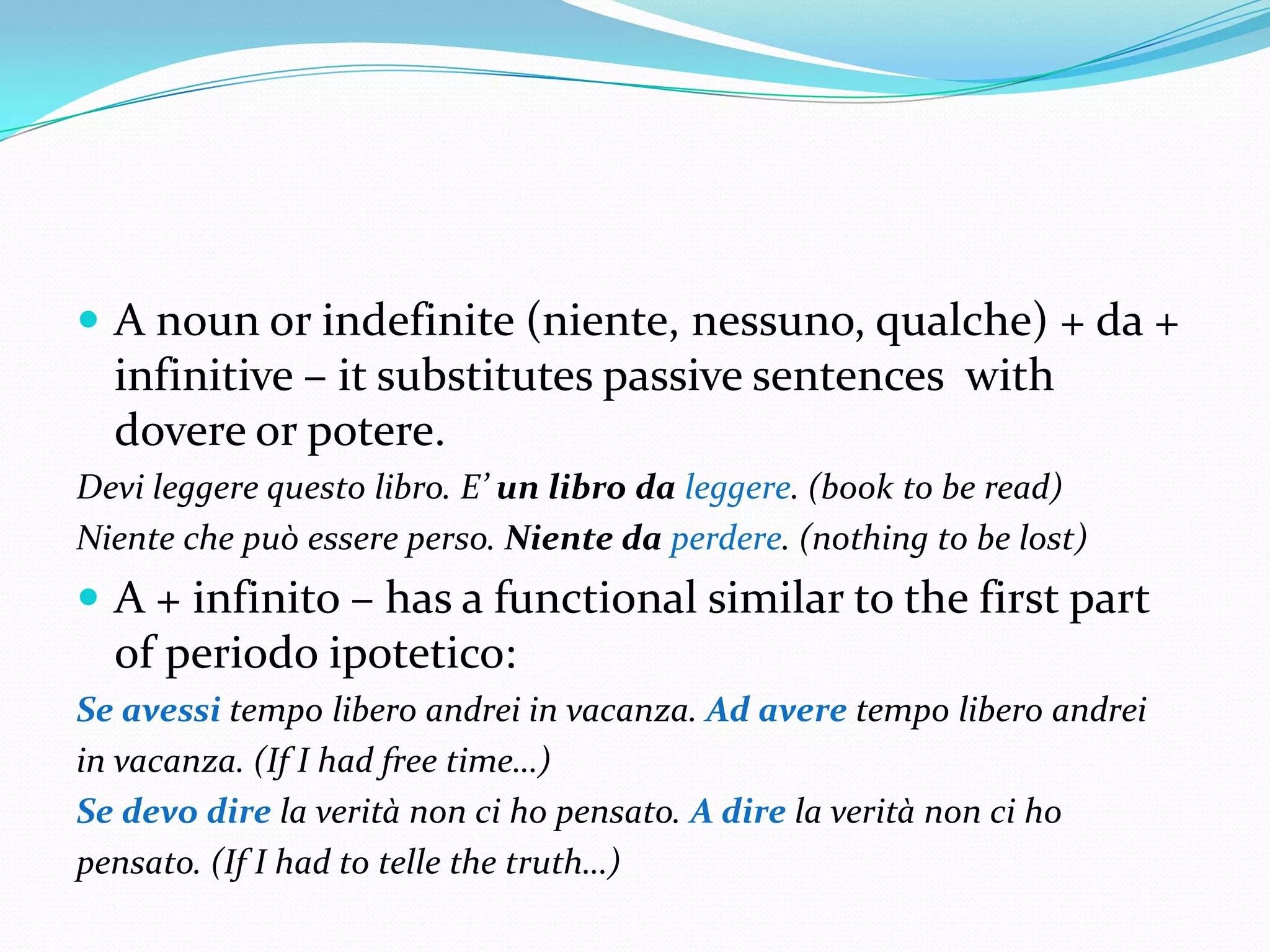 Infinito e gerundio-1 | PPT