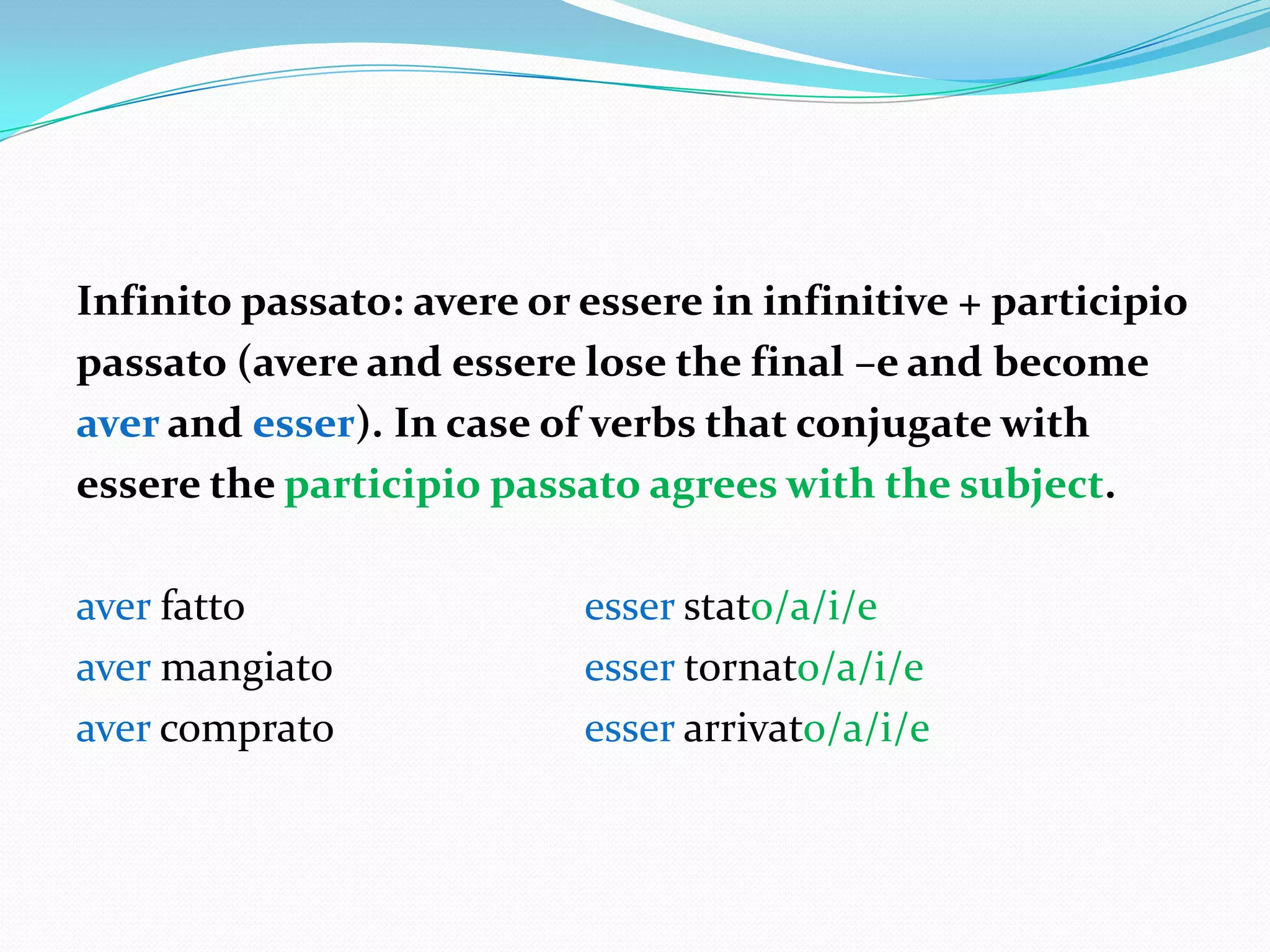 Infinito e gerundio-1 | PPT