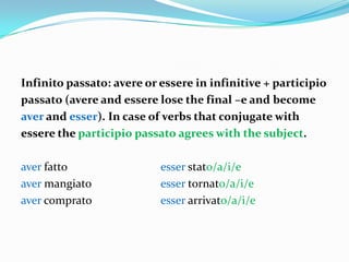 Infinito e gerundio-1 | PPTX