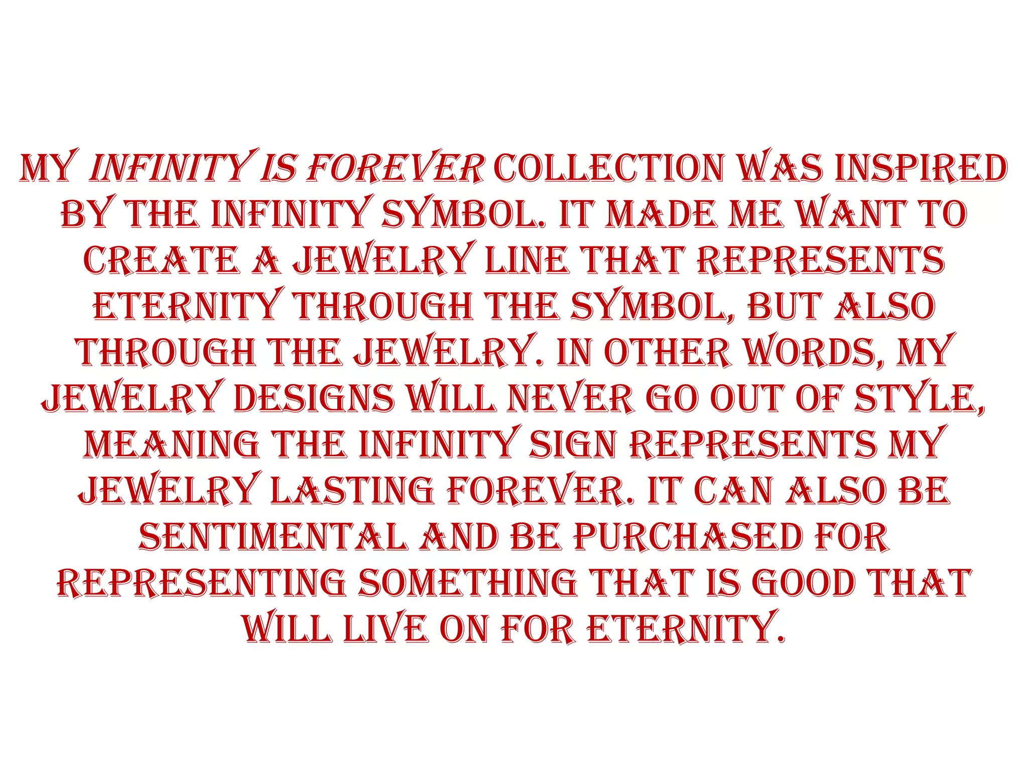Infinity is Forever | PPT