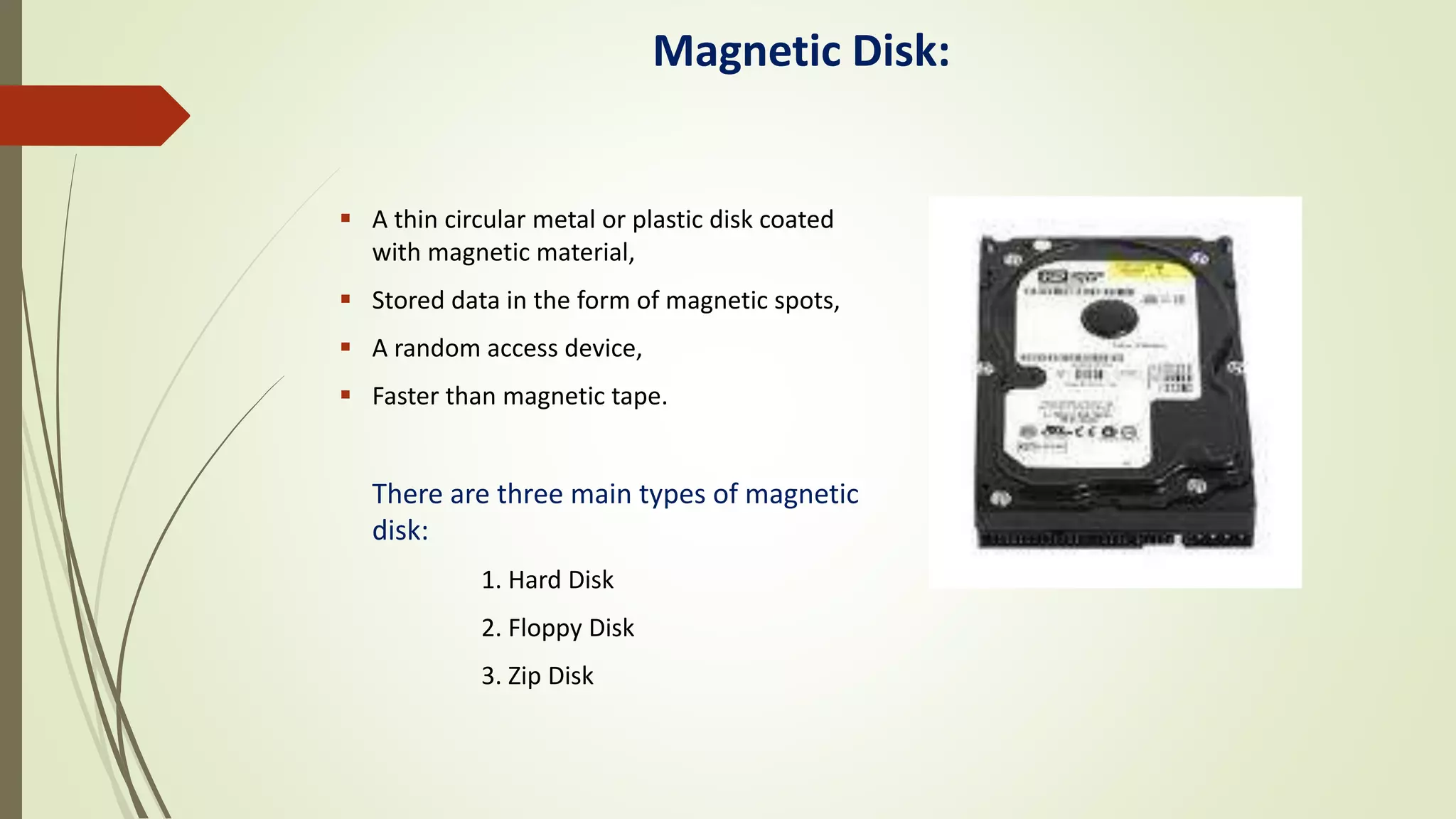 Secondary storage Device. | PPT