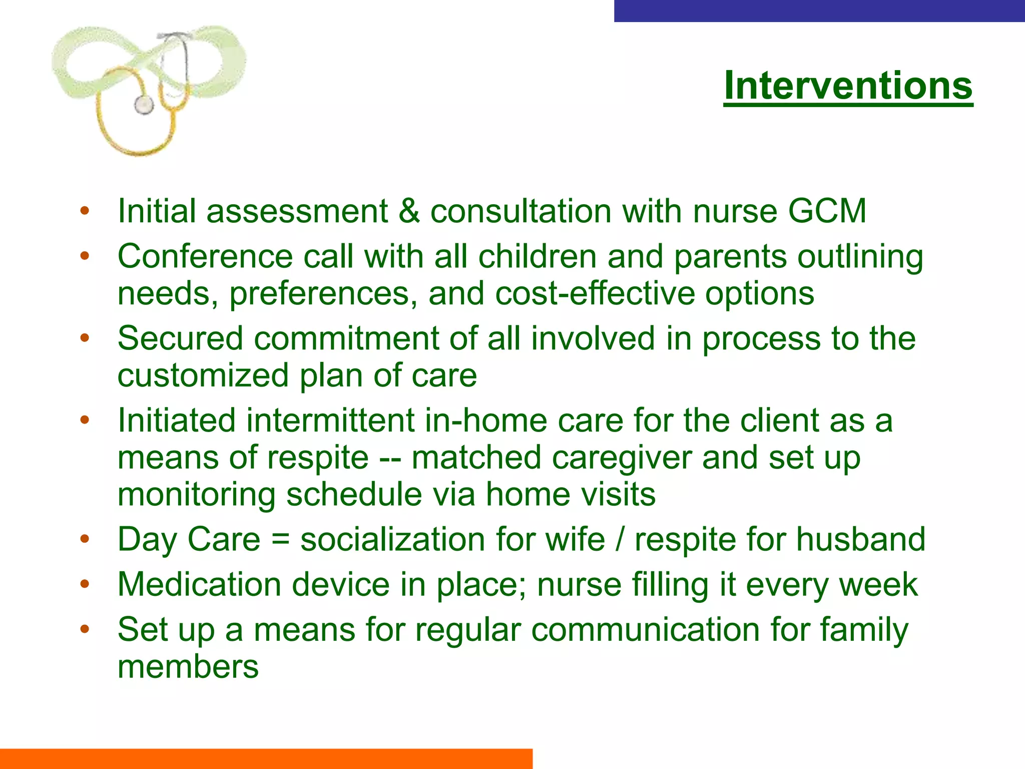 Infinity Care Mgmt Presentation | PPT