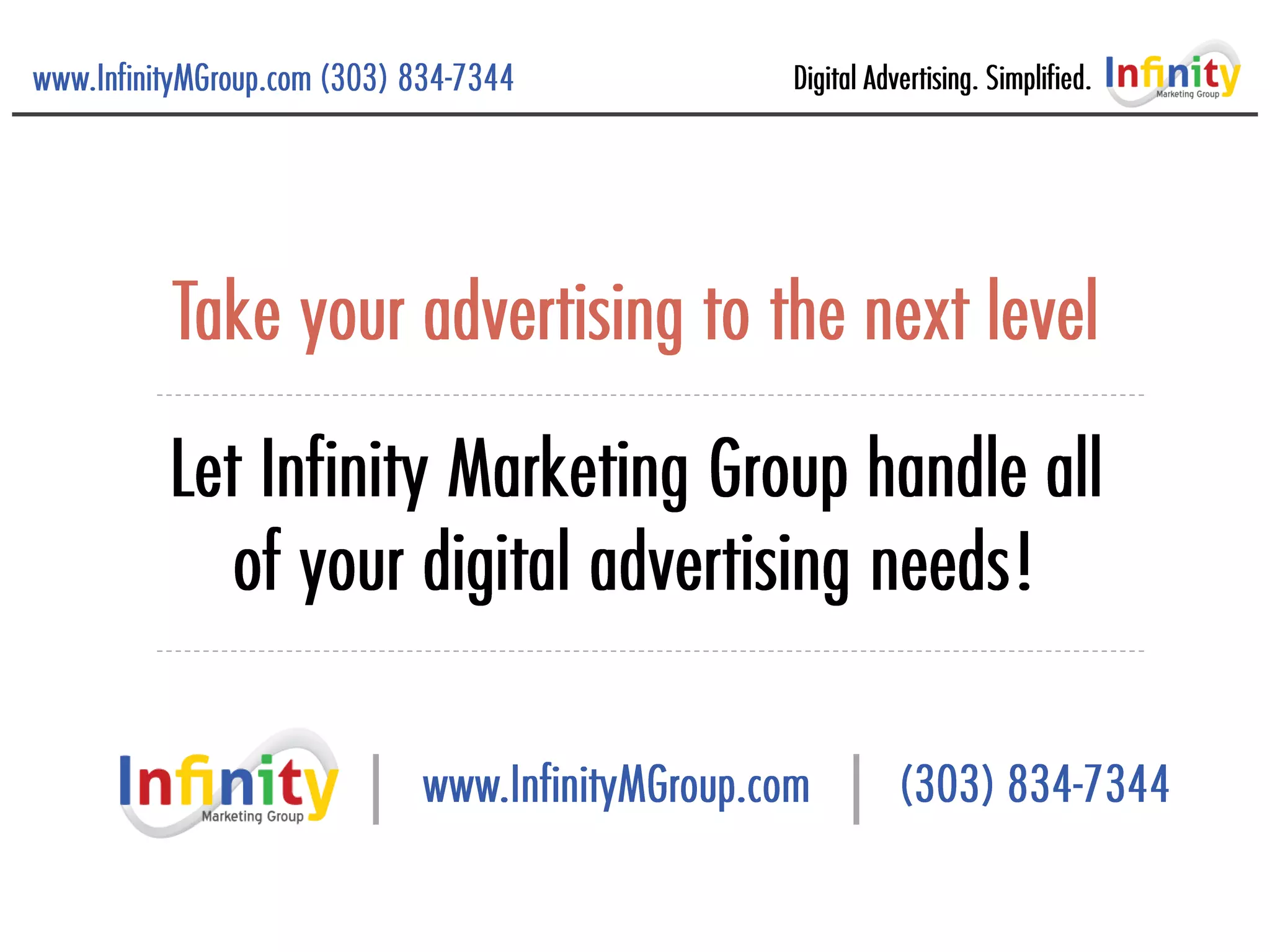 Infinity Digital Advertising Deck - NO Management Fees! | PDF