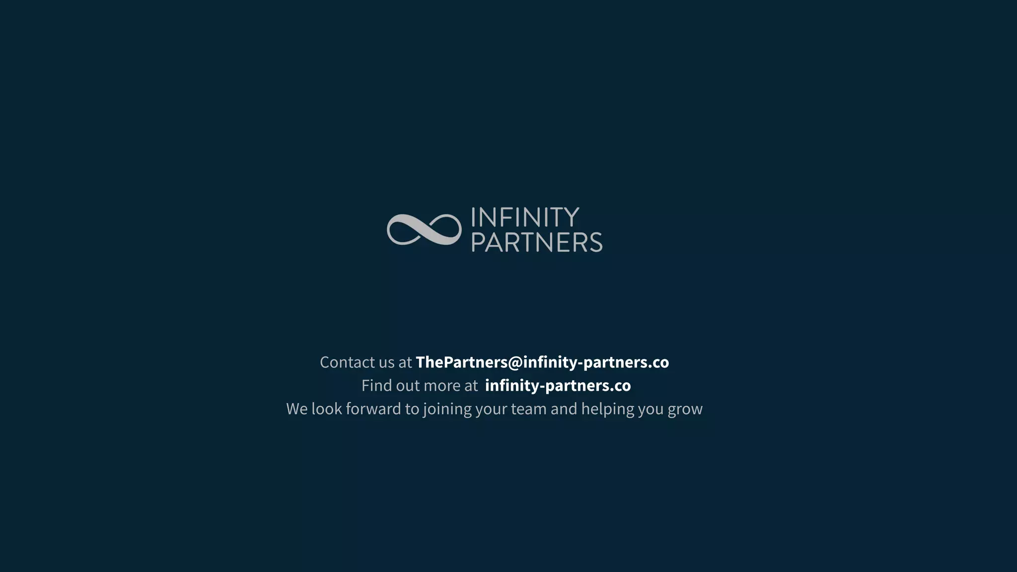Infinity Partners Intro Deck | PDF