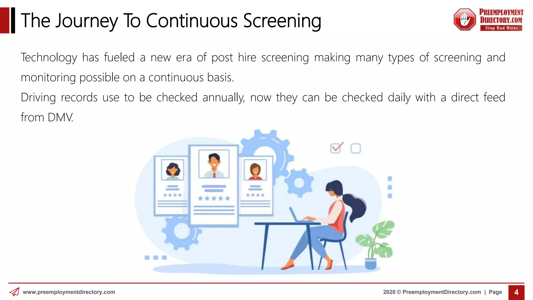 A Guide for Employers to Implementing a Continuous Screening Program | PPT