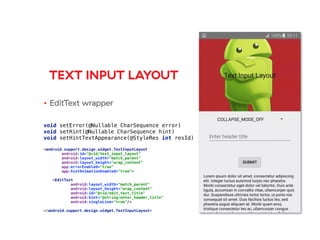 Infinum Android Talks #13 - Design Support Library by Ivan Markusi | PPT