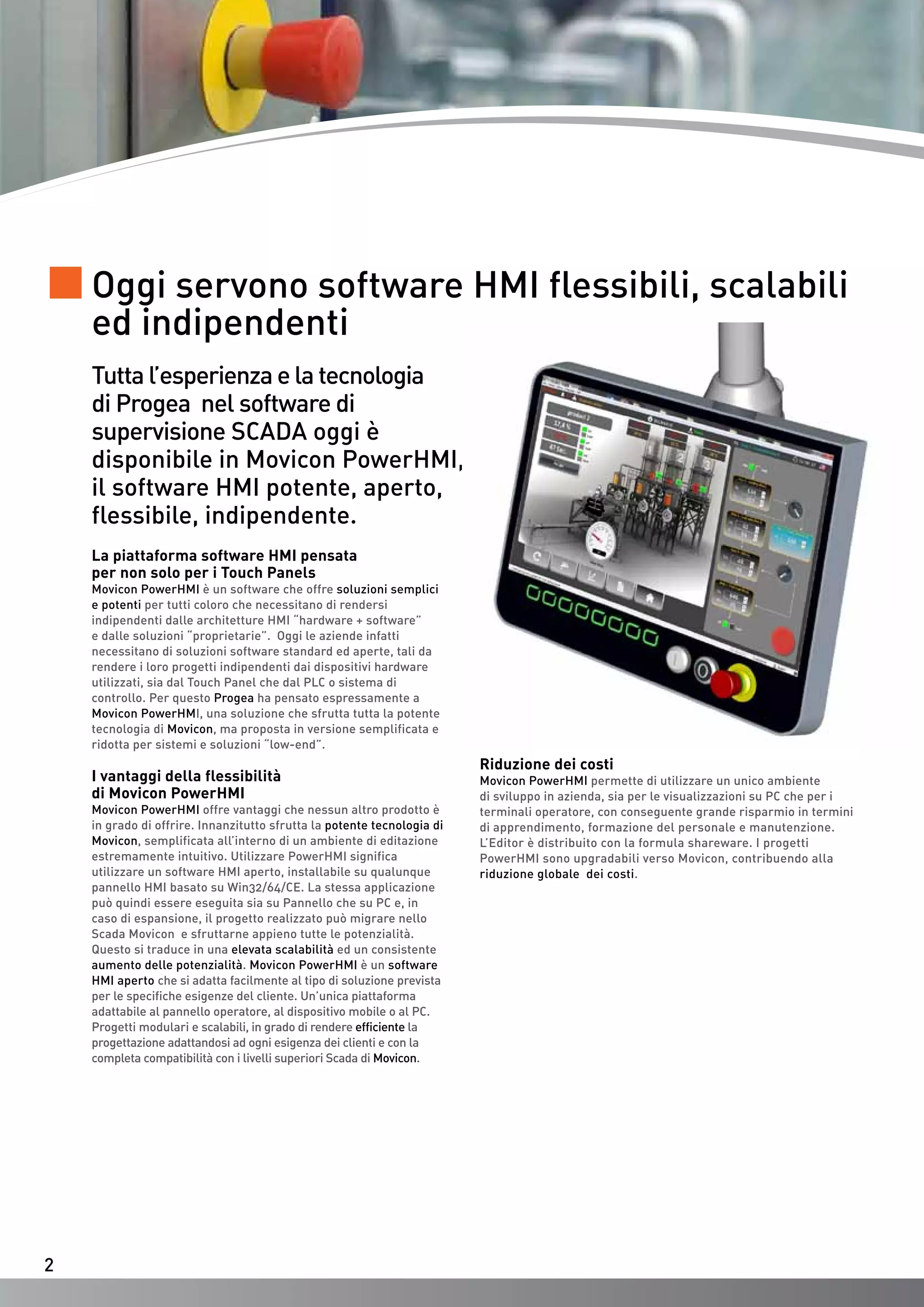 Progea - PowerHMI brochures Ita | PDF