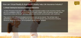 Virtual Reality in Life Insurance Sector - infiVR.com | Internet ...
