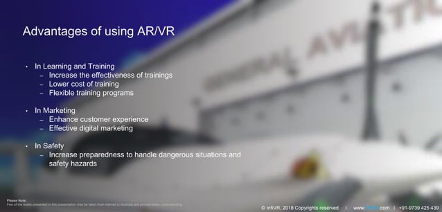 Virtual Reality & Augmented Reality in Aviation - by infiVR.com
