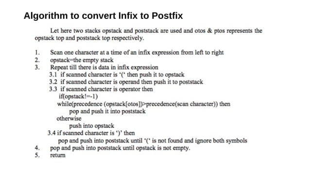 Infix prefix postfix