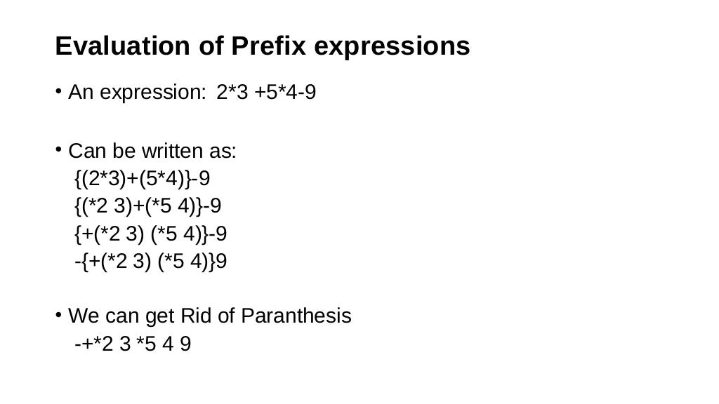 Infix Prefix Postfix 4313