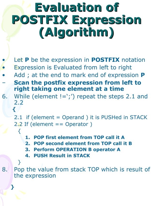 Conversion of Infix To Postfix Expressions