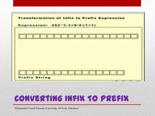 Infix to postfix | PPT