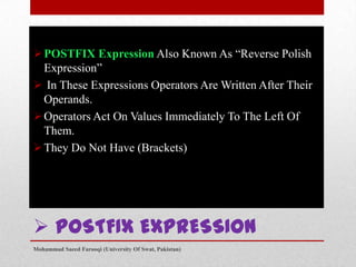 Infix to postfix | PPT