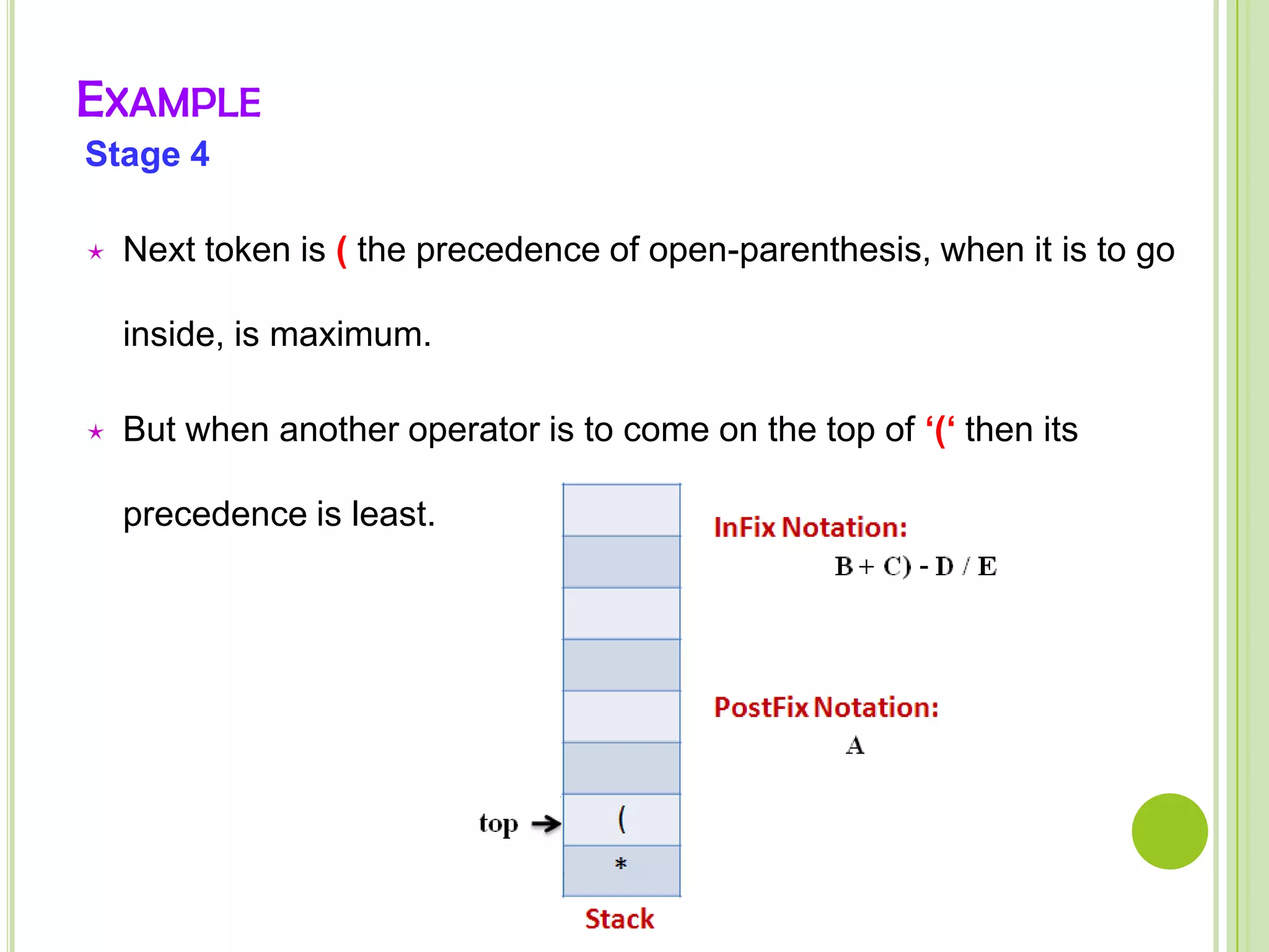 Infix to postfix conversion | PPTX