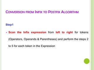 Infix to postfix conversion | PPTX