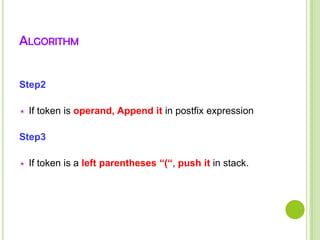 Infix to postfix conversion | PPTX