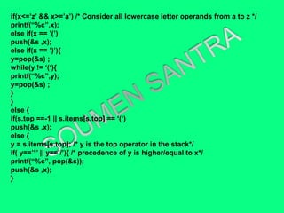 Infix to Postfix Conversion Using Stack | PPT
