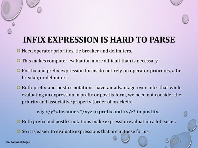 Infix to postfix expression in ds | PDF