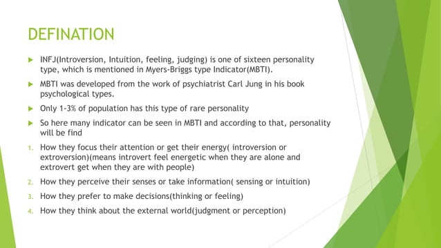 Infj | PPTX | Science