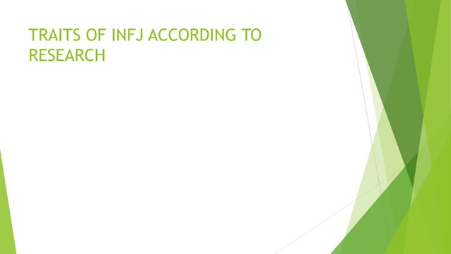 Infj | PPTX | Science