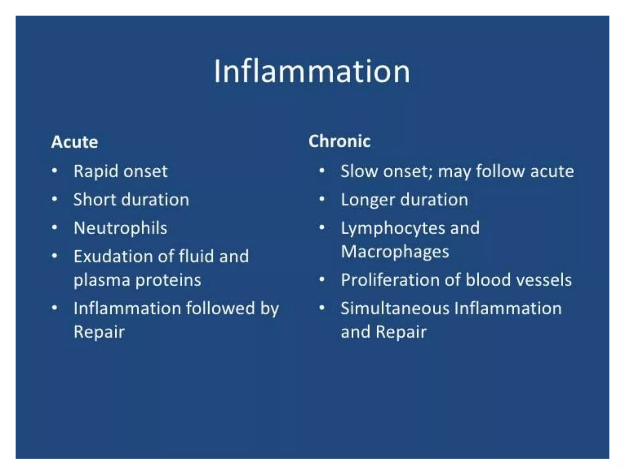 Acute and chronic inflammation | PPT