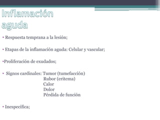 Inflamación | PPTX