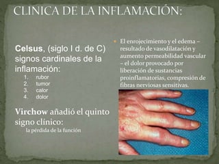 Inflamación aguda y crónica | PPTX