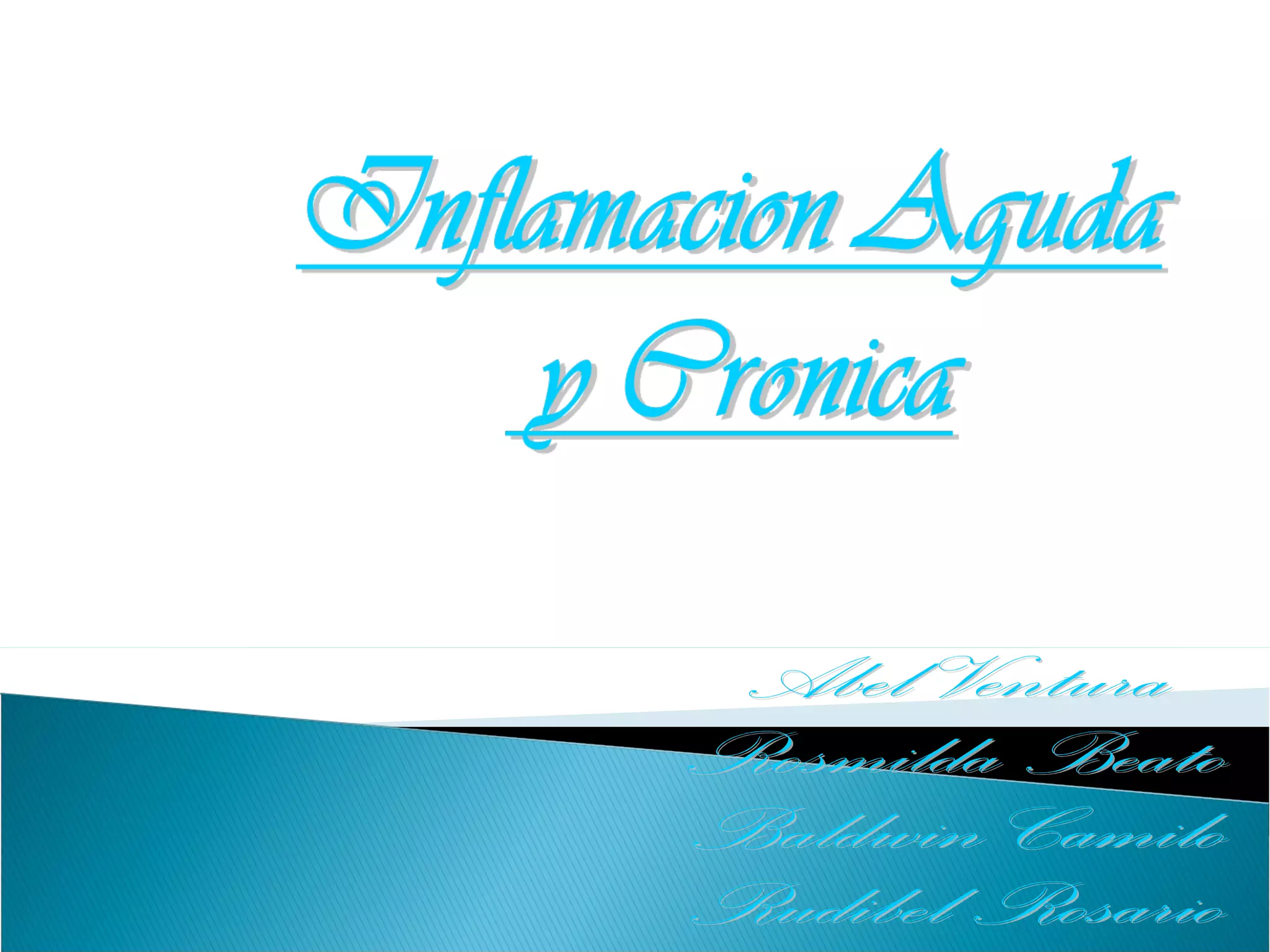 Inflamacion aguda y cronica | PPT | Medical Health