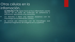 TIPOS DE INFLAMACIÓN - INFLAMACION CRONICA.ppt