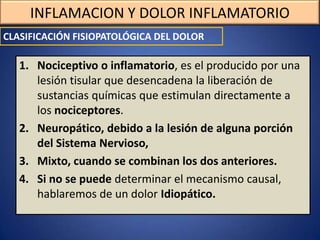 Inflamacion y dolor | PPTX