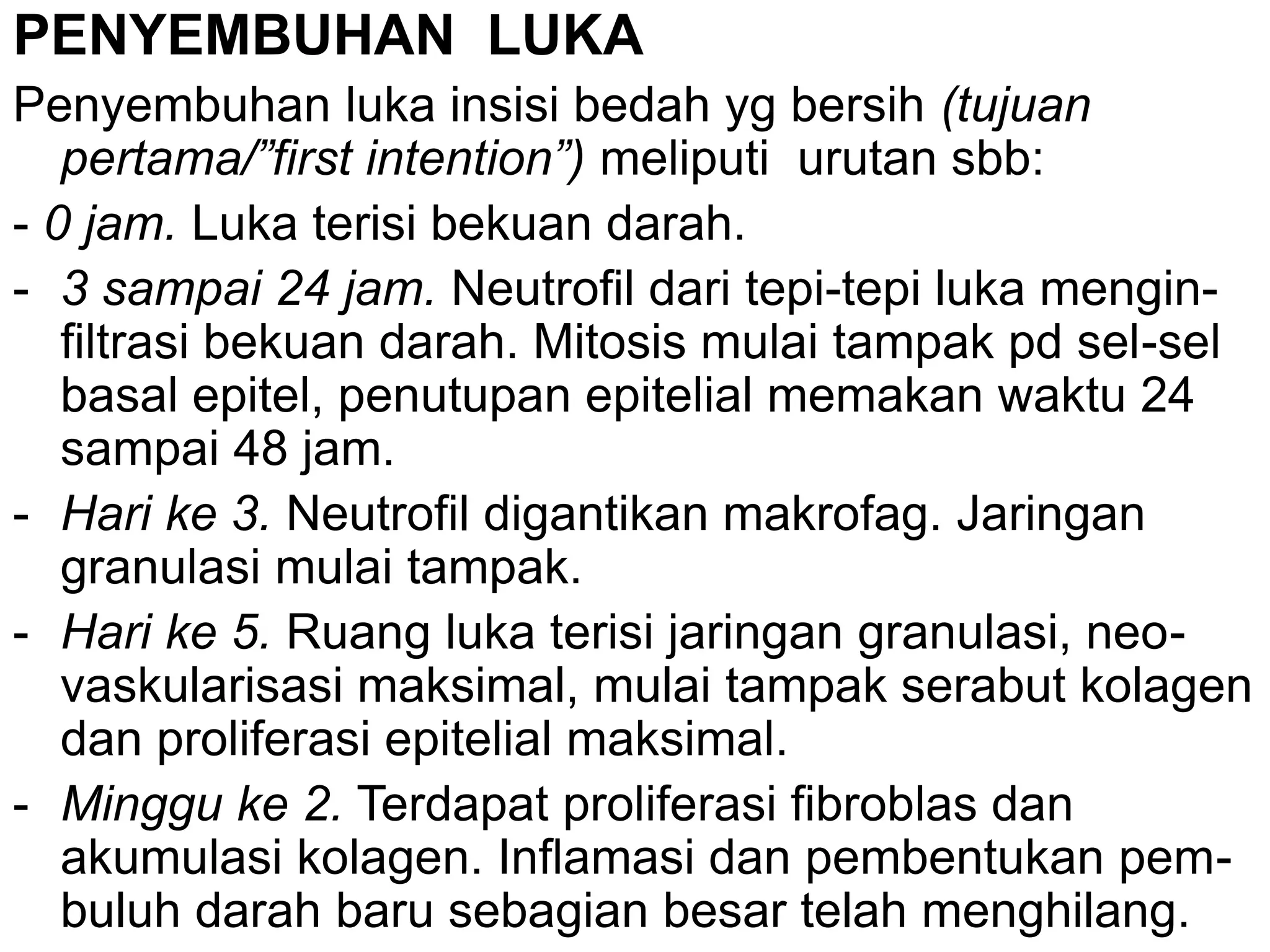 Inflamasi dan perbaikan | PPT