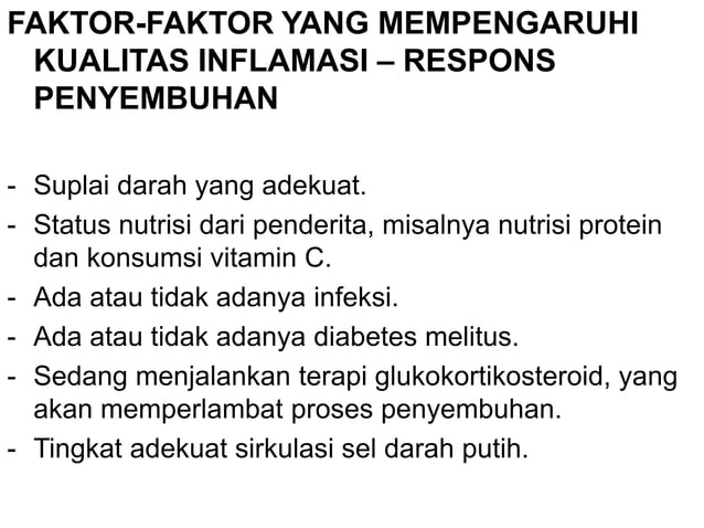 Inflamasi dan perbaikan | PPT