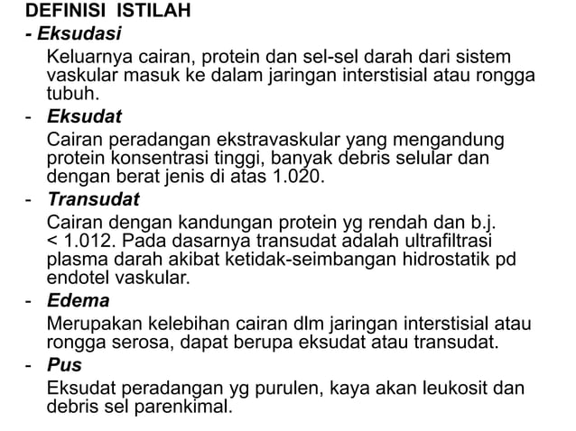 Inflamasi dan perbaikan | PPT