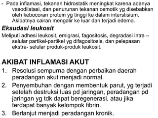 Inflamasi dan perbaikan | PPT