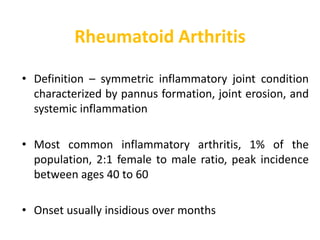 Inflamatory arthritis | PPTX