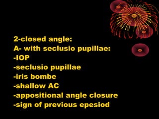 Inflammatory glaucoma by dr. Nermin | PPT