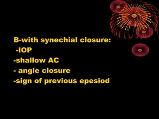 Inflammatory glaucoma by dr. Nermin | PPT