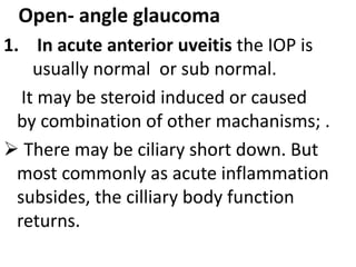 Inflamatory glaucoma | PPTX